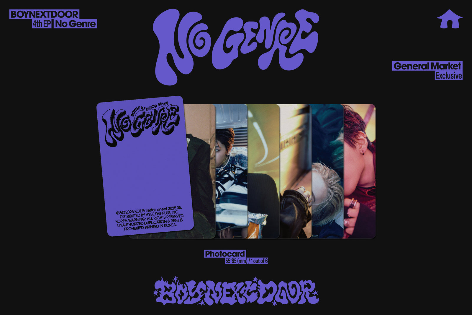No Genre (No Matter ver.) - BOYNEXTDOOR OFFICIAL STORE